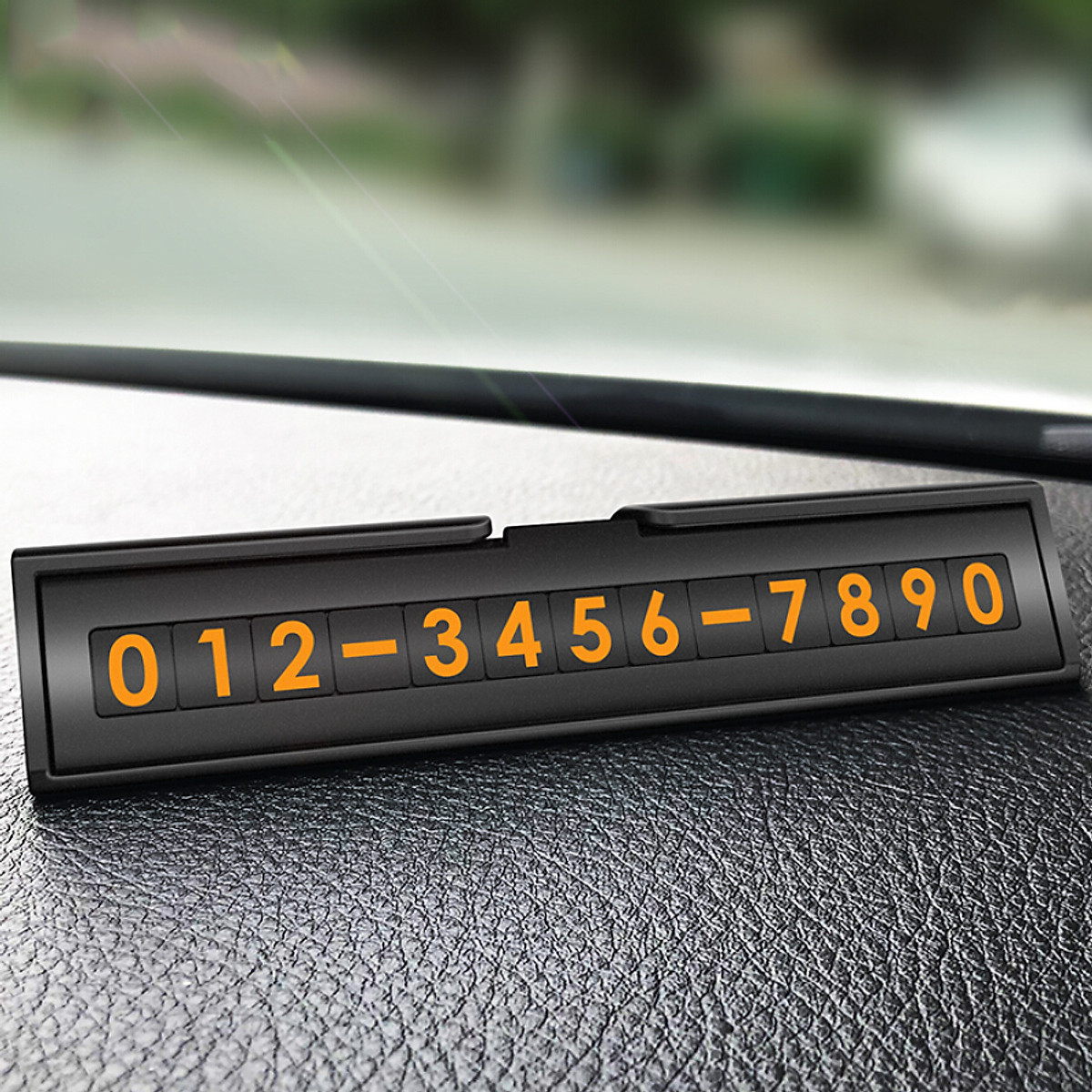 Green giant (llano) stop sign hidden mobile phone number card car / car ...