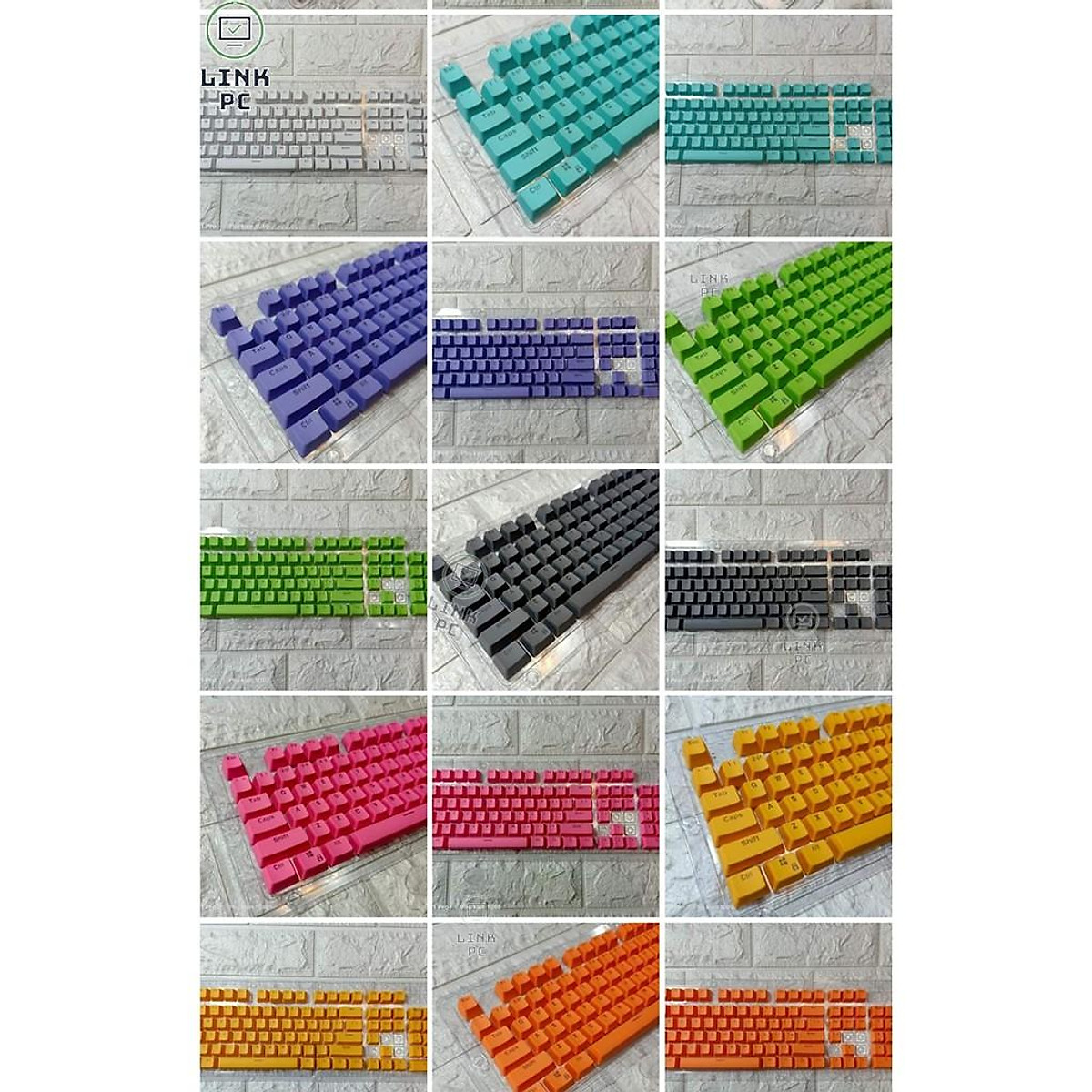 Keycap dành cho bàn phím - PBT Xuyên Led layout 104 | Tiki