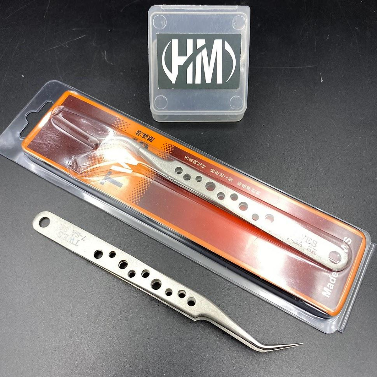 Mua Panh nhíp TWSi đầu cong cán đục lỗ TRẮNG tại Linh kiện thâm quyến