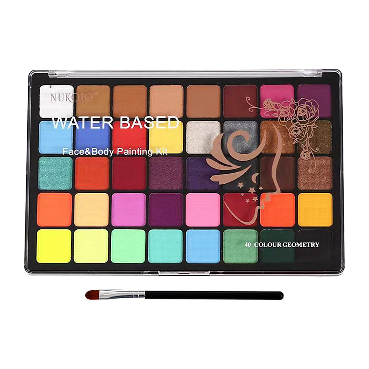 Face Body Paint Set Makeup Pigment Palette for Cosplay Fancy Dress Festival