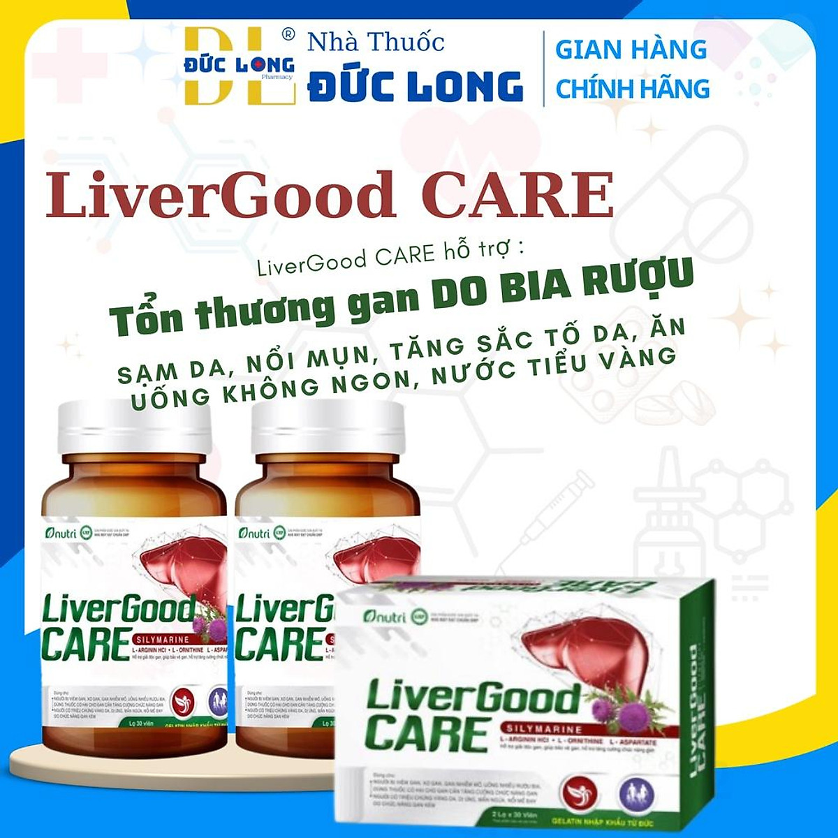 Mua LiverGood - Thanh nhiệt tiêu độc - Quy cách 2 lọ x 30 Viên tại Nhà ...