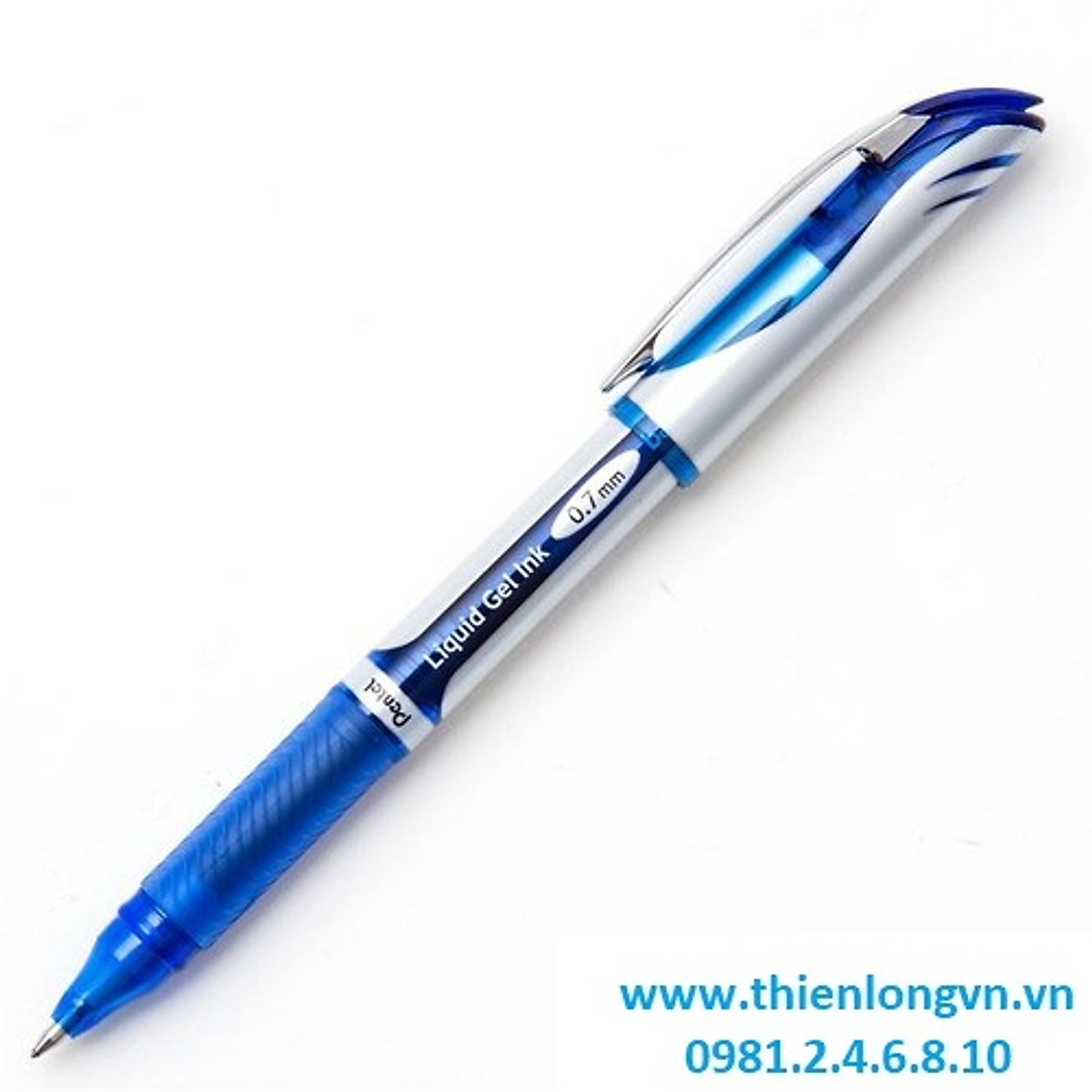 Bút ký nước energel Pentel BL57 mực xanh ngòi 0.7mm | Tiki