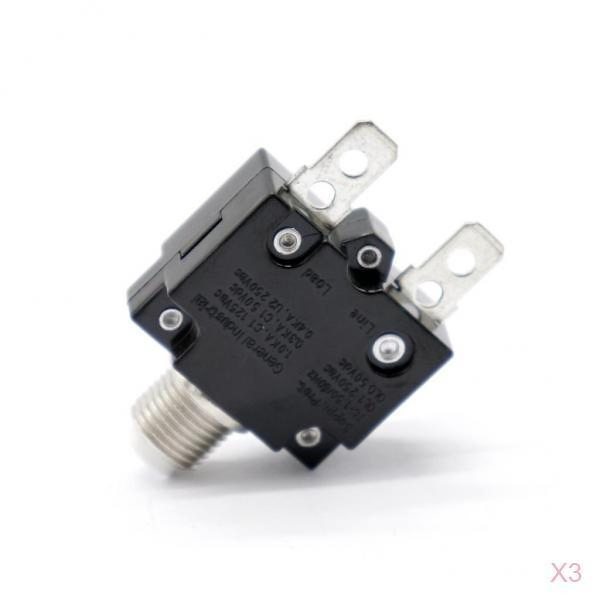 Mua Resettable Car Push Button Circuit Breaker w/ Quick Terminals 15A ...