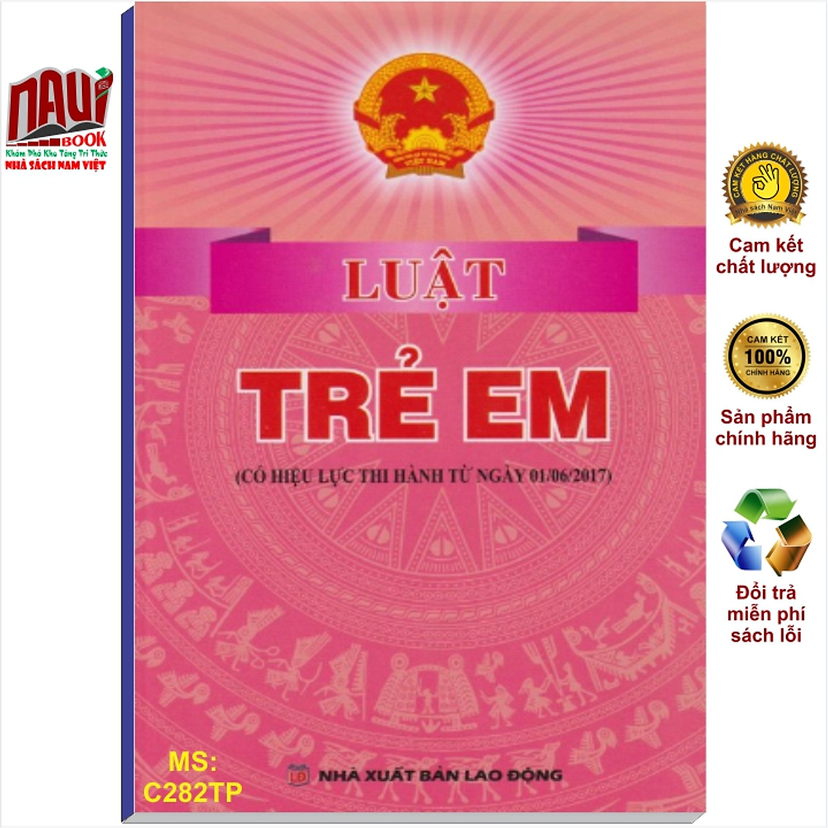 Mua Sách Luật Trẻ Em 2016 - C282TP tại Nhà sách Nam Việt