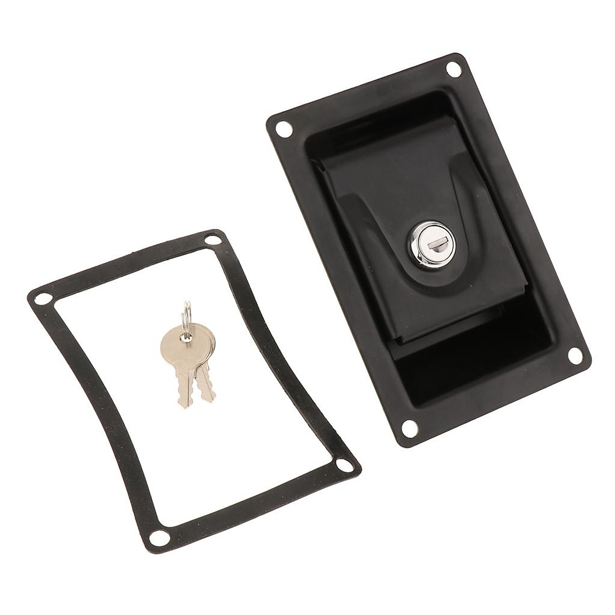 RV Truck Entry Door Electric Cabinet Flat Lock Square Lock w MS866-8-2