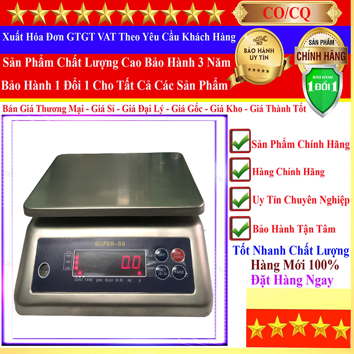 Cân Điện Tử SUPER-SS 30 kg | Gia Dụng Tiện Ích
