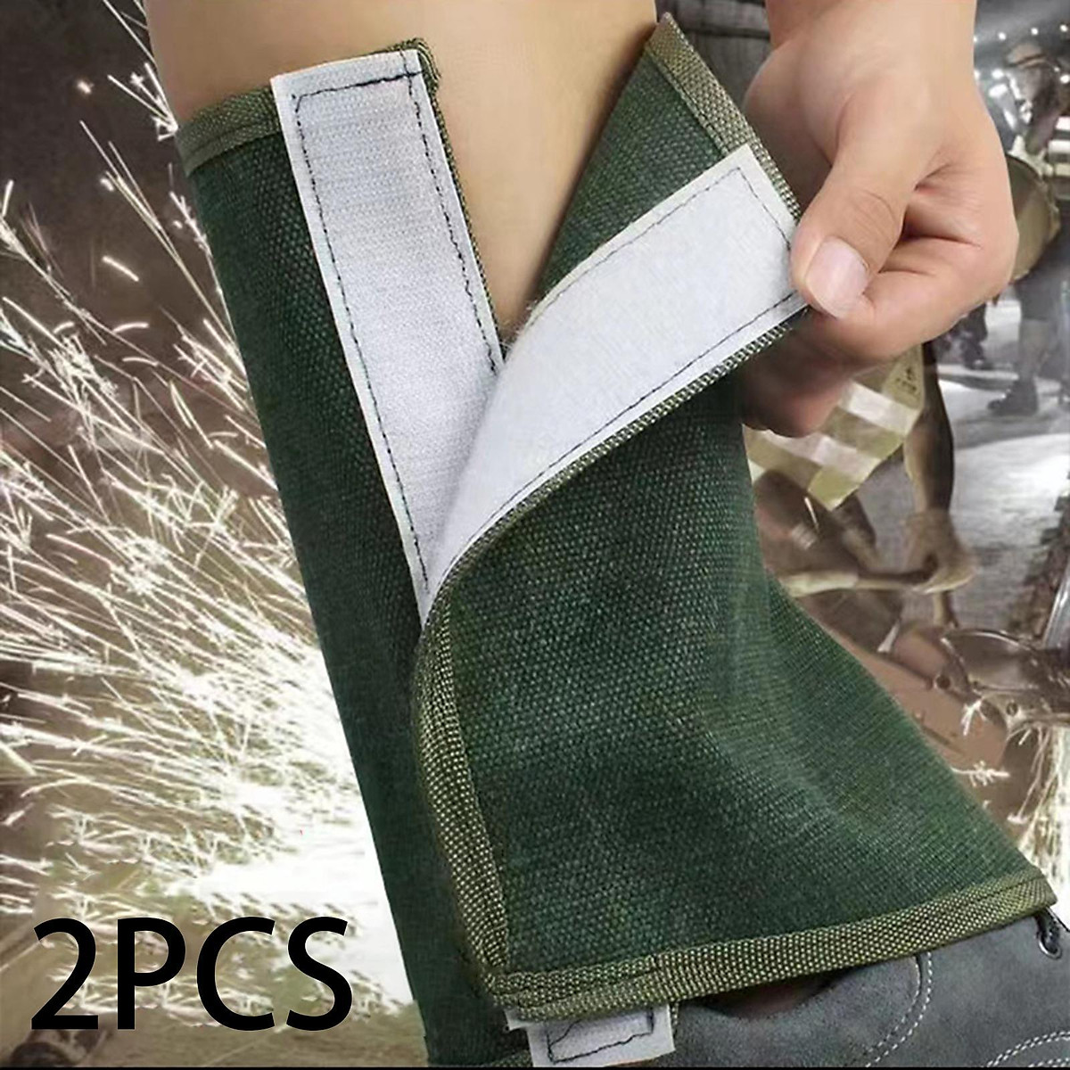 2x Welding Shoe Covers, Welder Boot Protector Covers, Working Canvas ...