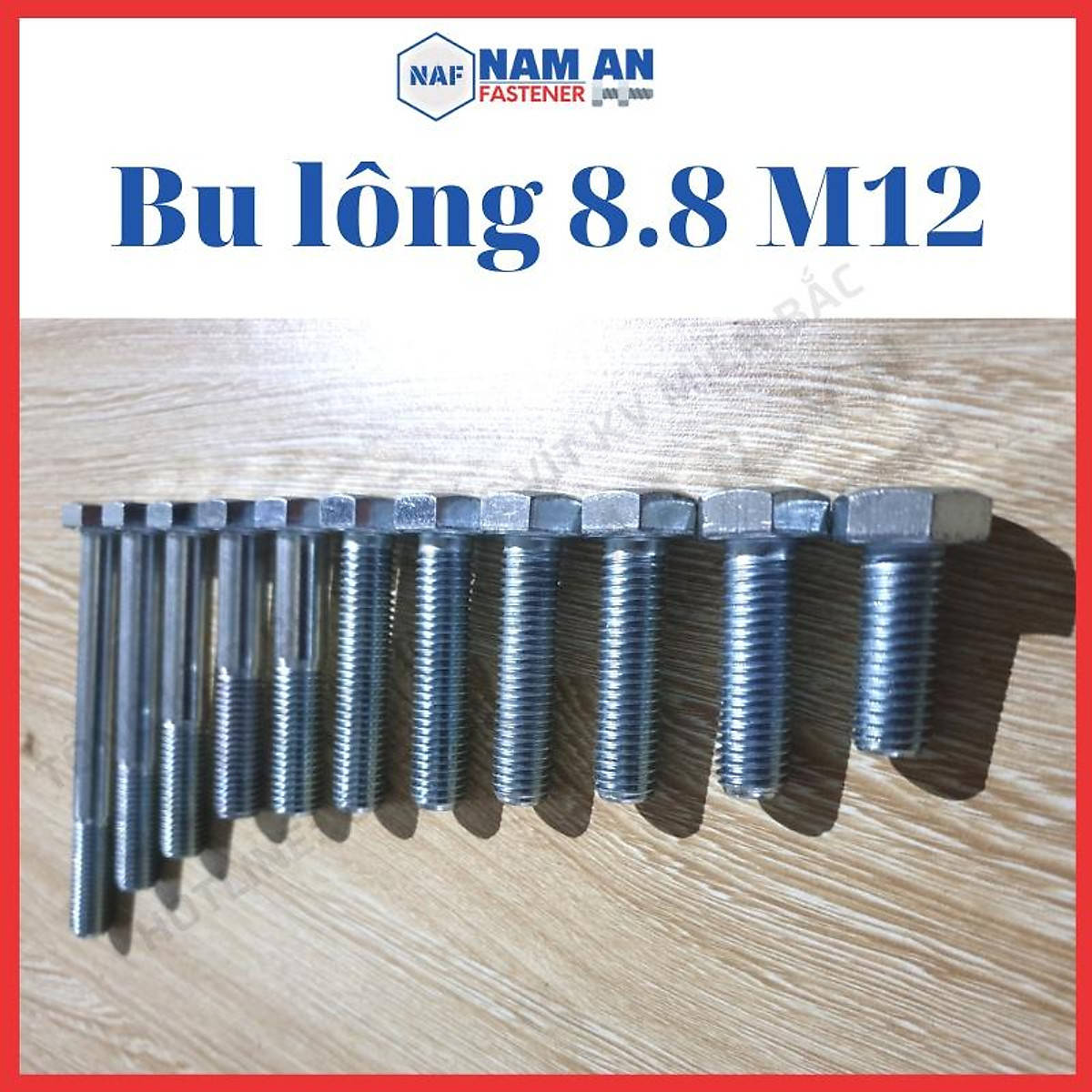 Mua Bulong M12 cấp bền 8.8, bu lông lục giác M12, bu lông 8.8, độ dài ...