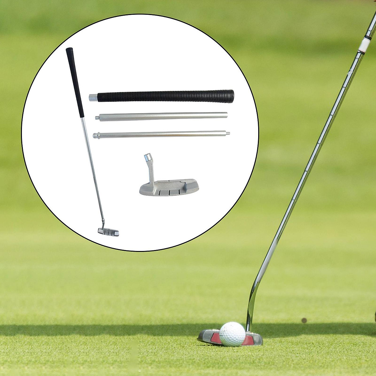 Golf Putter Right Handed Classic Detachable 3 Sections 35" Golf Putting ...