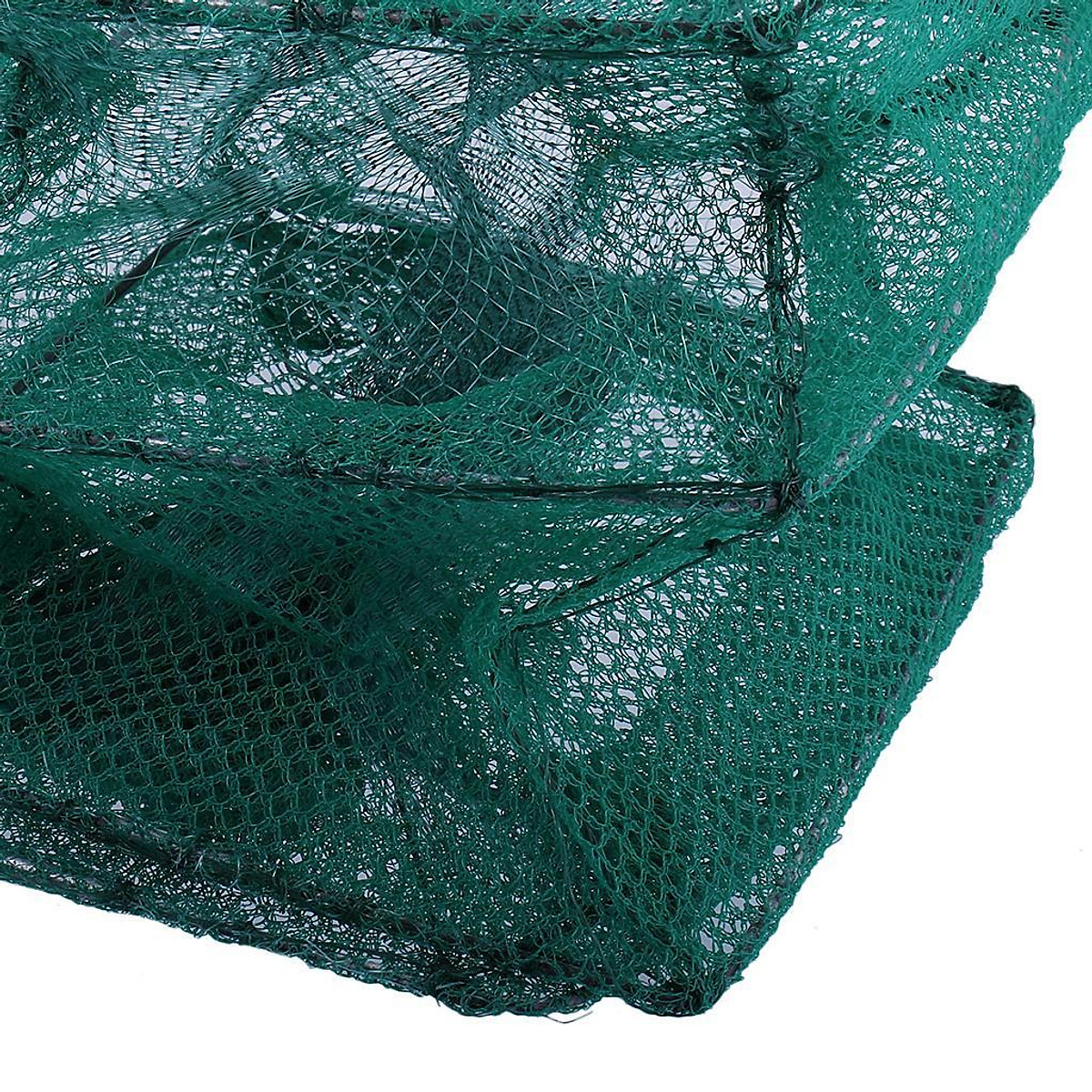 Crab Lobster Fish Eel Loach Shrimp Foldable Nylon Cage Catch Net ...