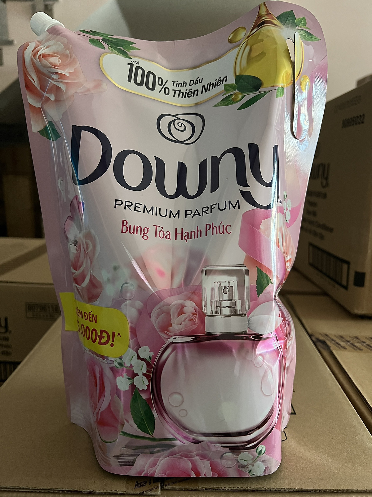 Mua Nước xả vải Downy Bung Tỏa Hạnh Phúc Túi 2.2L tại NGỌC QUỲNH NHƯ