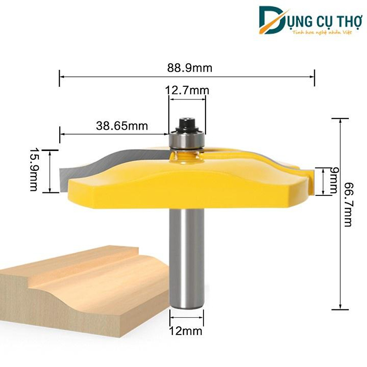 Mũi phay huỳnh ván tủ bếp Muwang - Phụ kiện nhà bếp khác