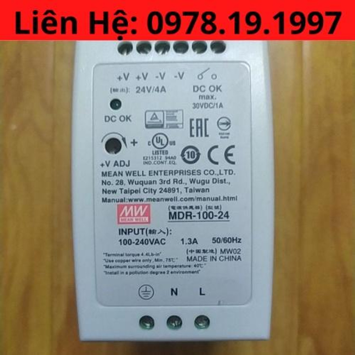 Nguồn gắn ray Meanwell 24V-5A 24V-10A 24V-20A. Nguồn Cosel 24V-5A 24V ...