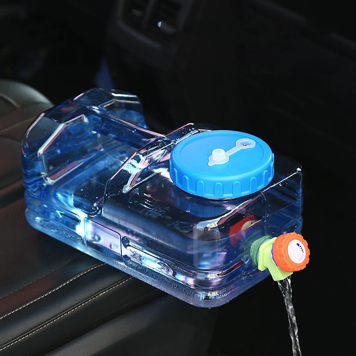 Camping Water Storage Jugs Drink Dispenser with Handle Water Container ...