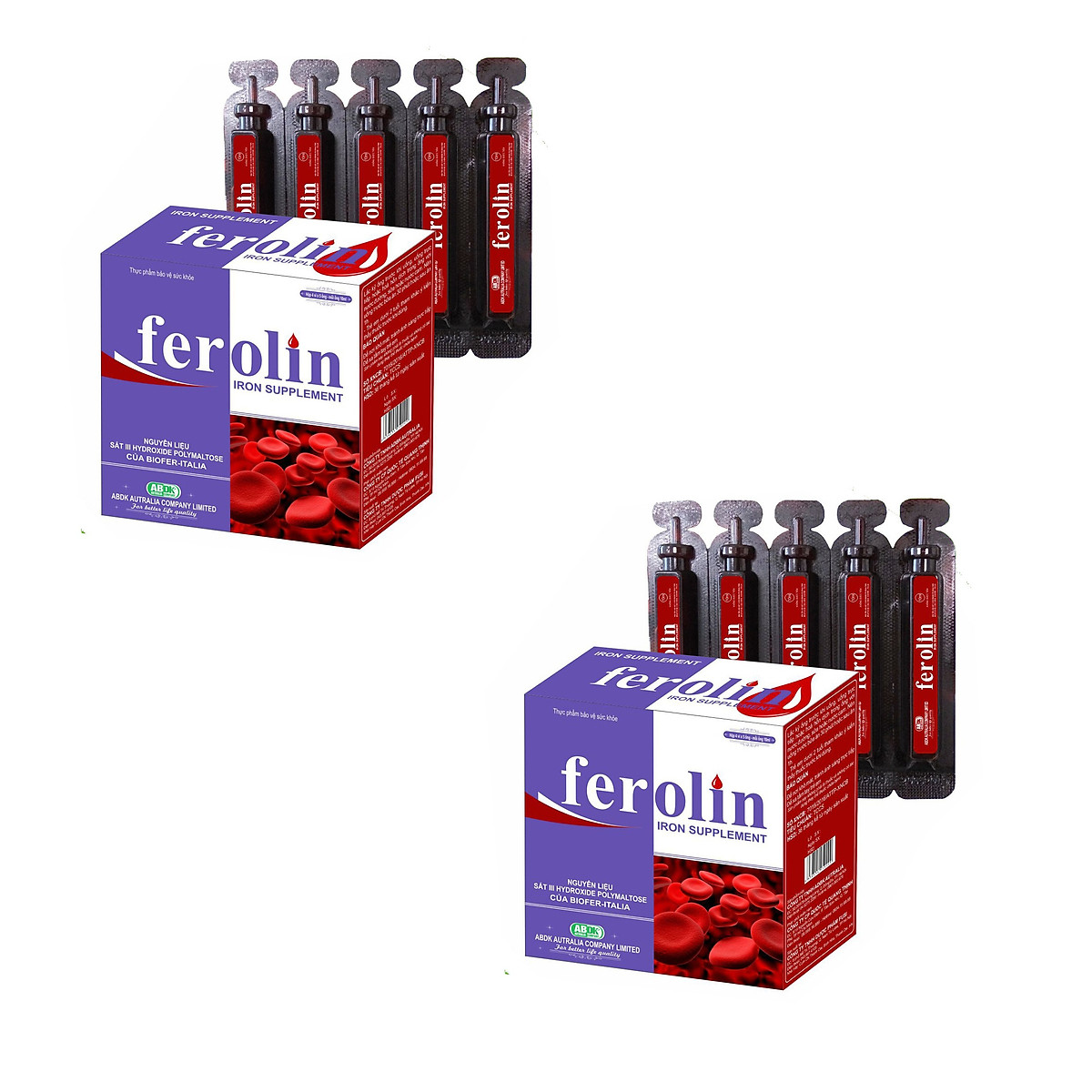 Mua [2 HỘP]Thực phẩm bảo vệ sức khỏe FEROLIN tại Hồng Sơn Pharmacy
