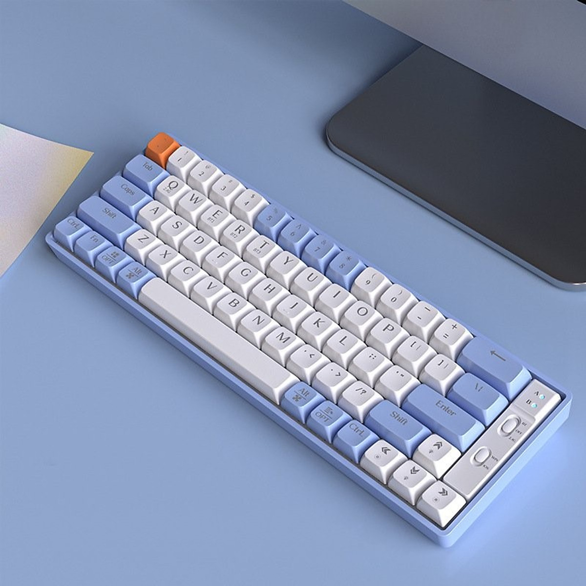 Mua Bàn Phím Cơ Gaming không dây GK65 chống ồn - Bluetooth + USB - Pin ...