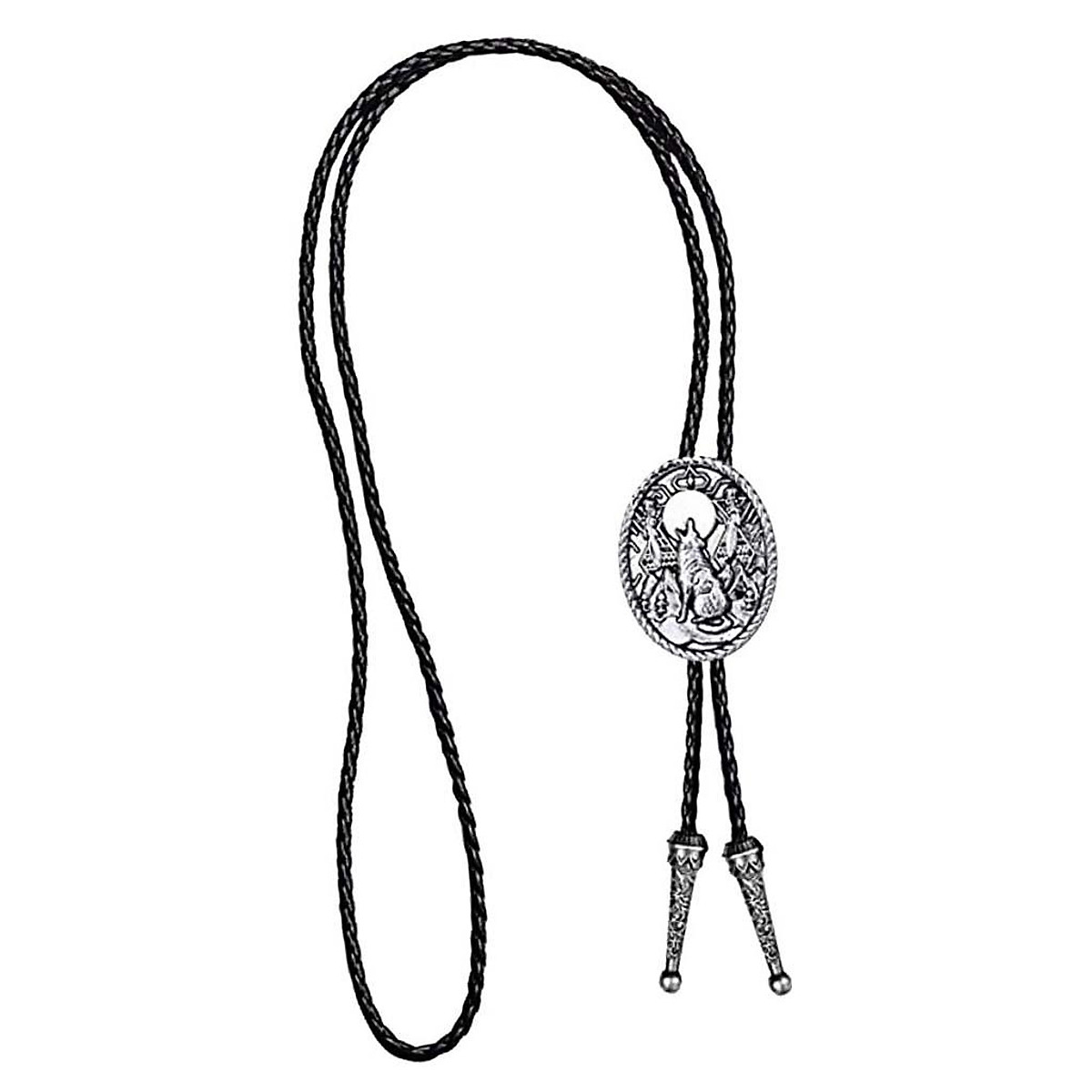 Mua Howling Wolf Western Cowboy Bolo Ties Rodeo Bootlace Tie Dance Necktie