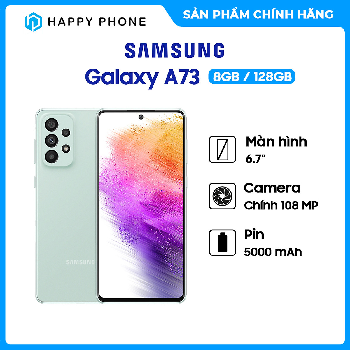 Điện Thoại Samsung Galaxy A73 5G (8GB/128GB) - Hàng chính hãng - ĐÃ ...