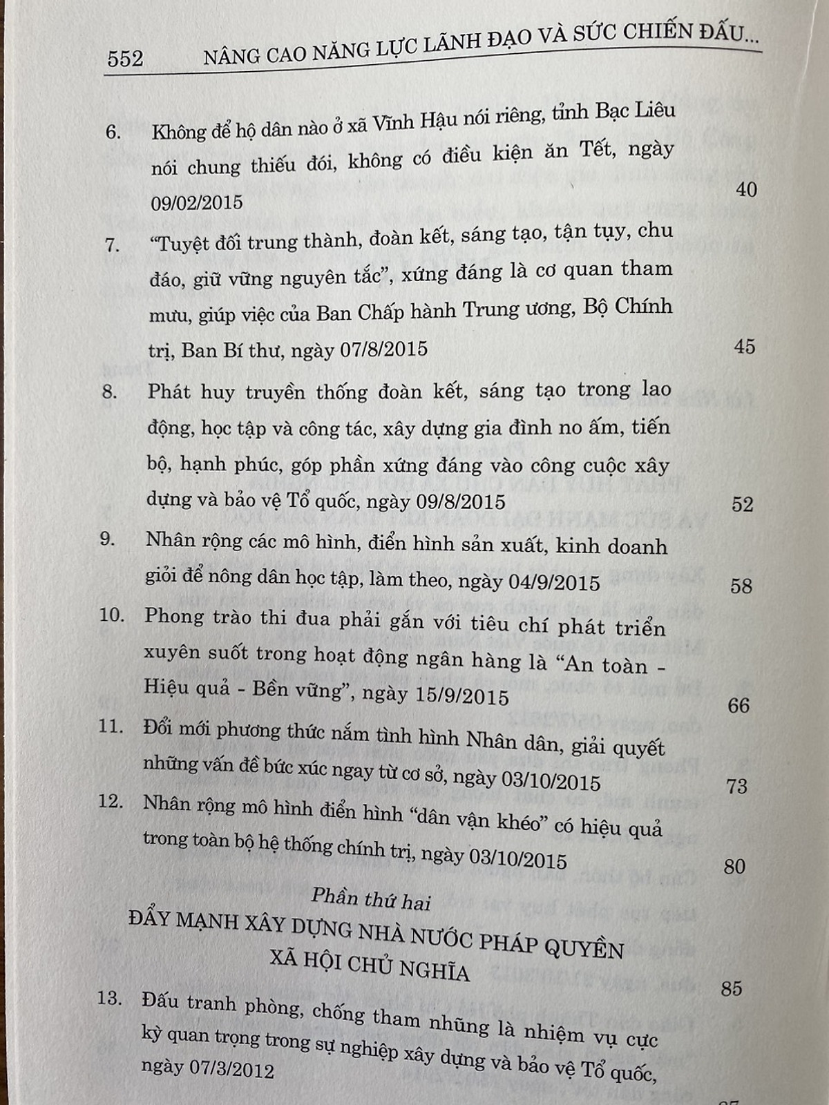 Nâng Cao Năng Lực Lãnh đạo Và Sức Chiến đấu Của Đảng Phát Huy Sức Mạnh