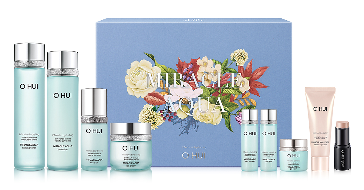 Mua Bộ cấp nước dưỡng ẩm da sáng trong OHUI Miracle Aqua Set tại Mercy ...