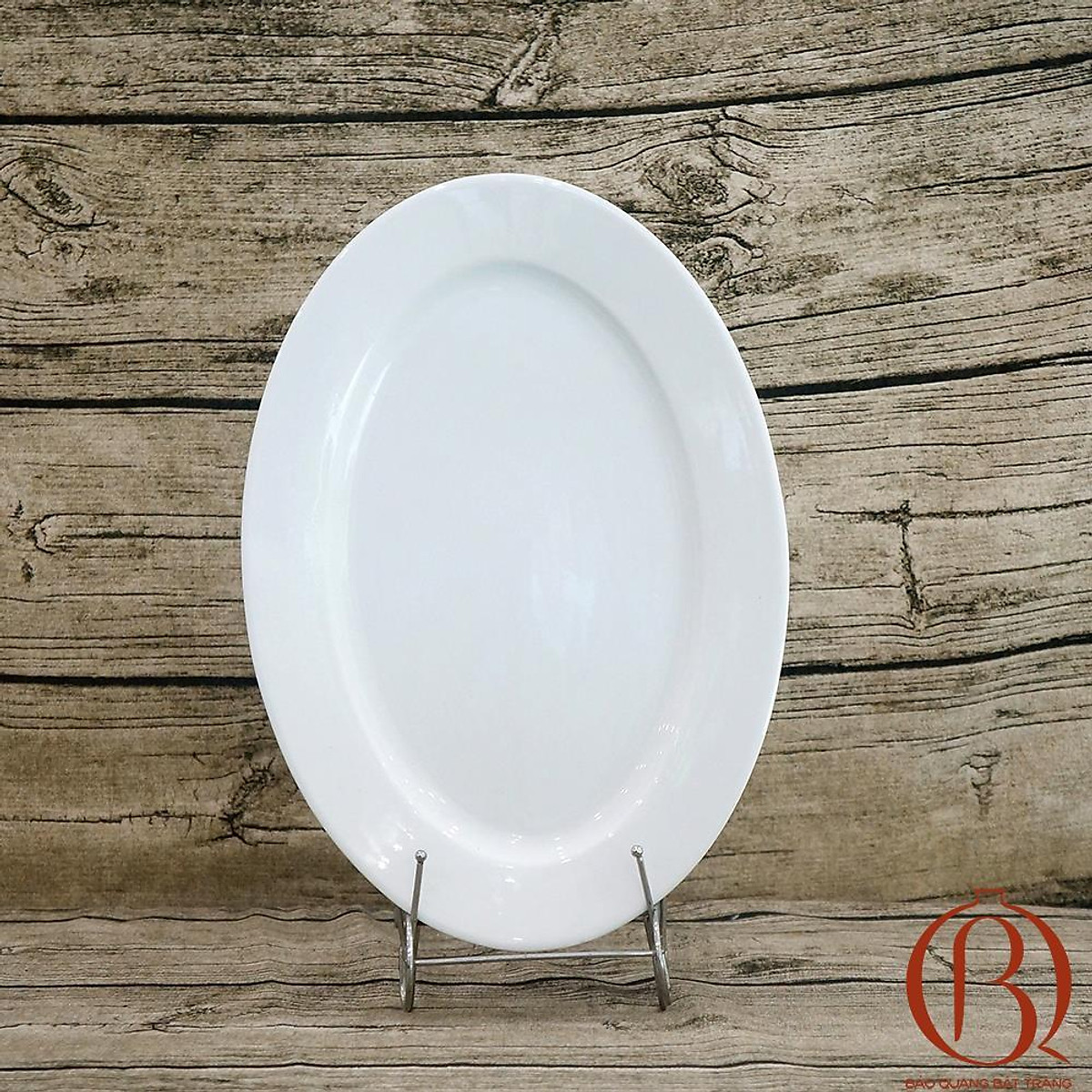 Mua ĐĨA SỨ TRẮNG 32CM - ĐĨA SOÀI - ĐĨA BẦU DỤC tại Đồ gia dụng hưng yên