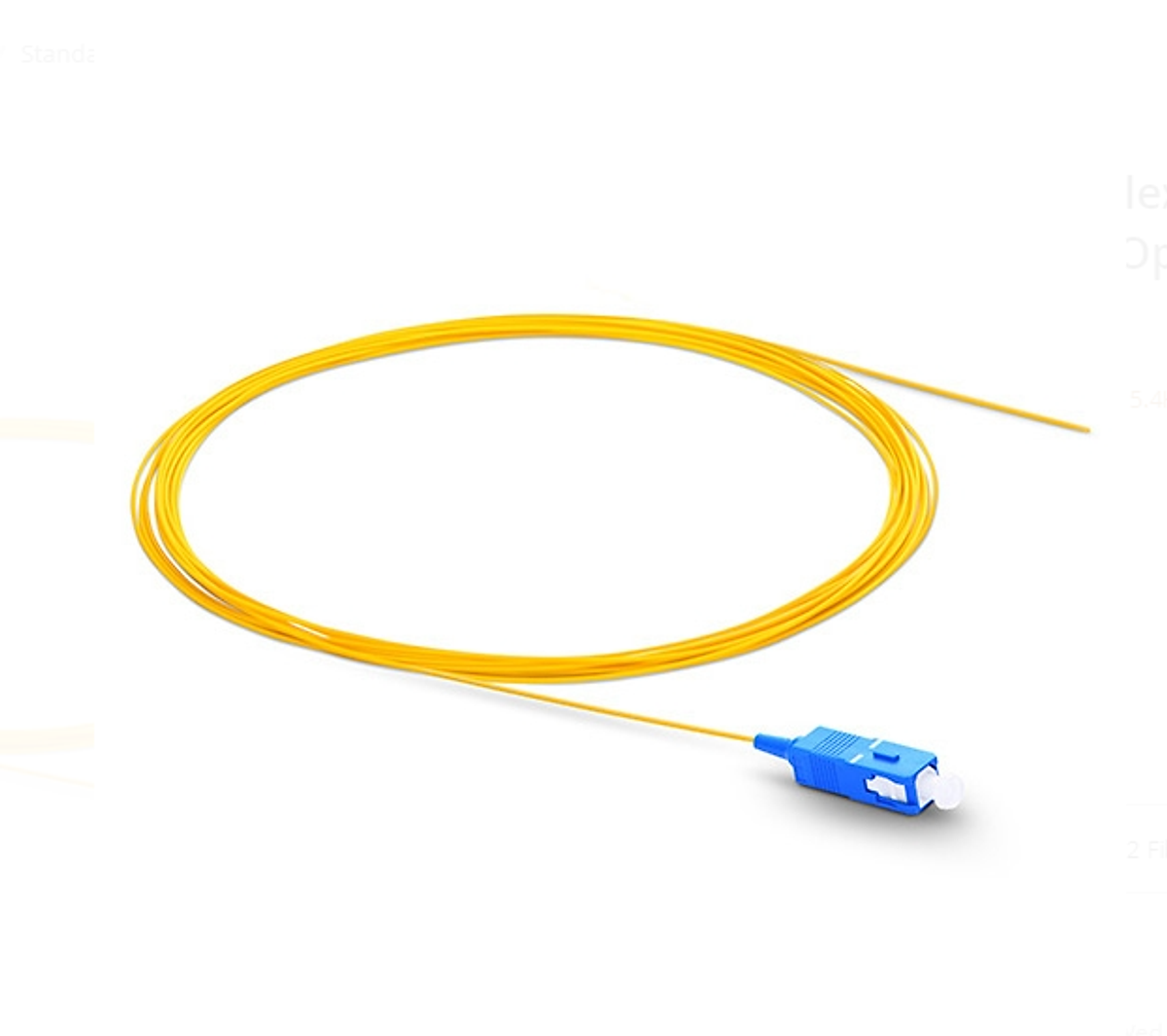 Dây nhảy quang SC UPC Simplex OS2 Single Mode PVC Pigtail sample ...