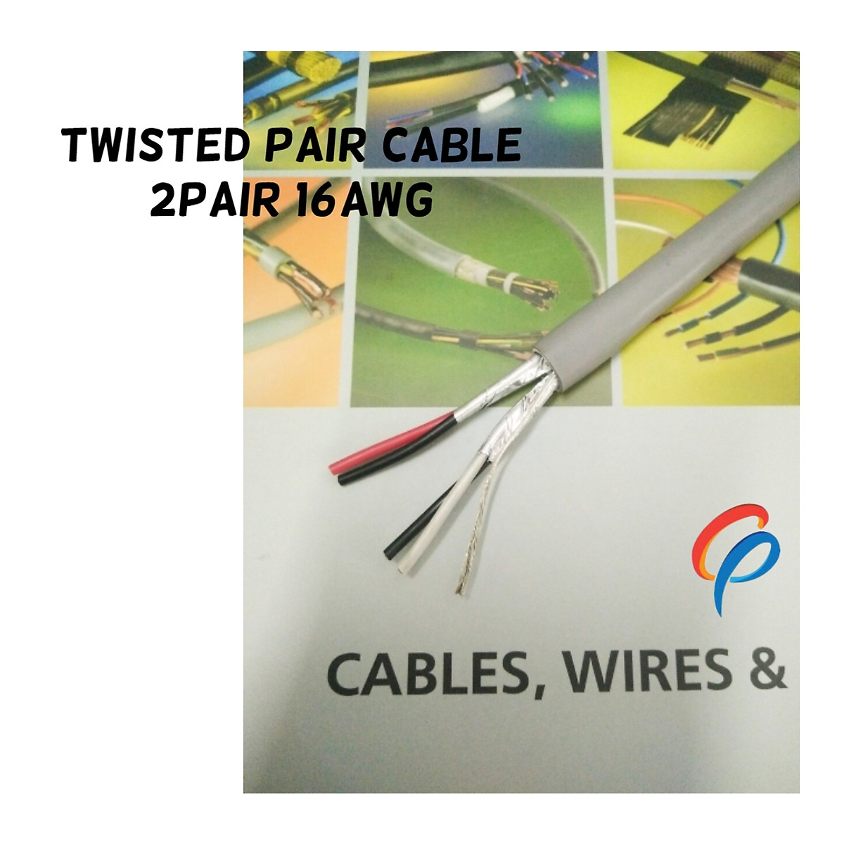 Cáp tín hiệu vặn xoắn 2pair 16awg phôi nhôm | Tiki