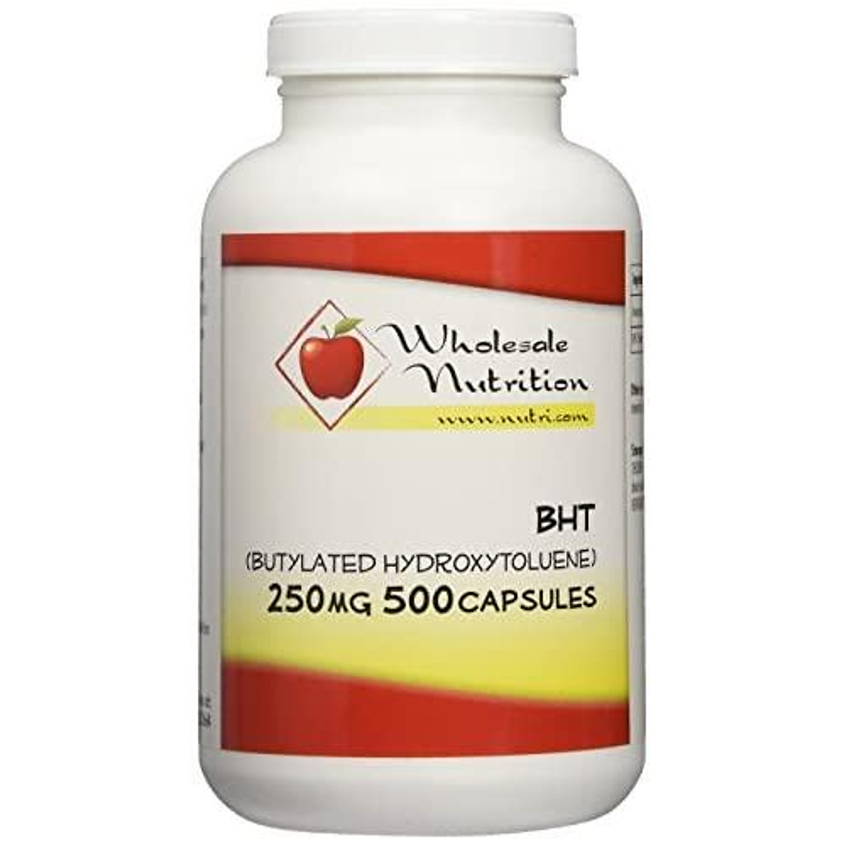 Mua BHT (Butylated Hydroxytoluene) 250mg, 500 Capsules