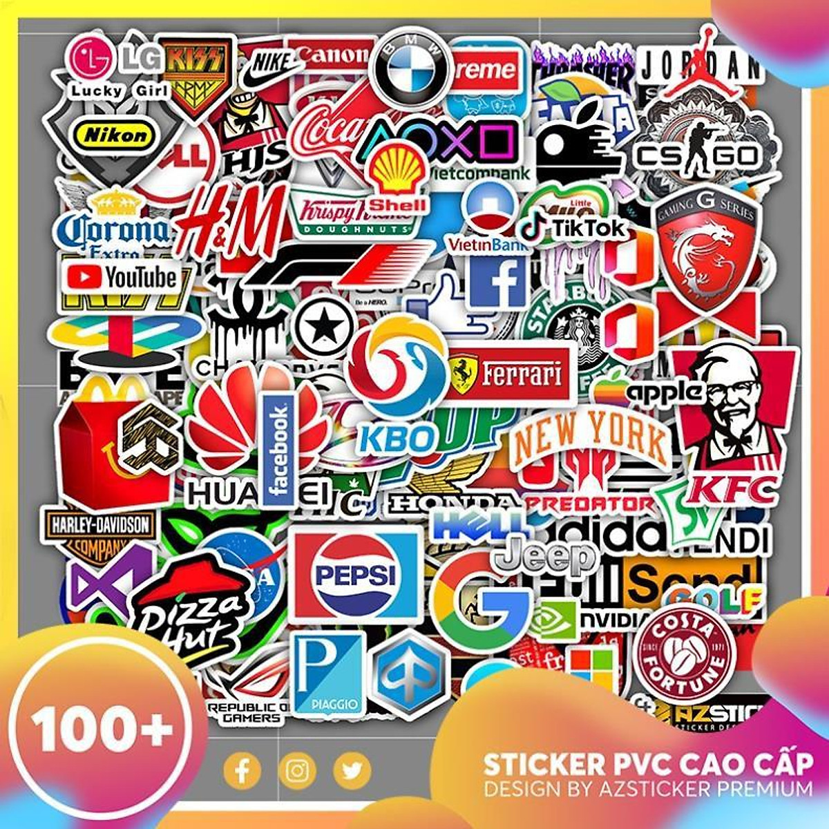 Mua Sticker Brand Local Thương Hiệu | Dán Nón Bảo Hiêm, Điện Thoại ...