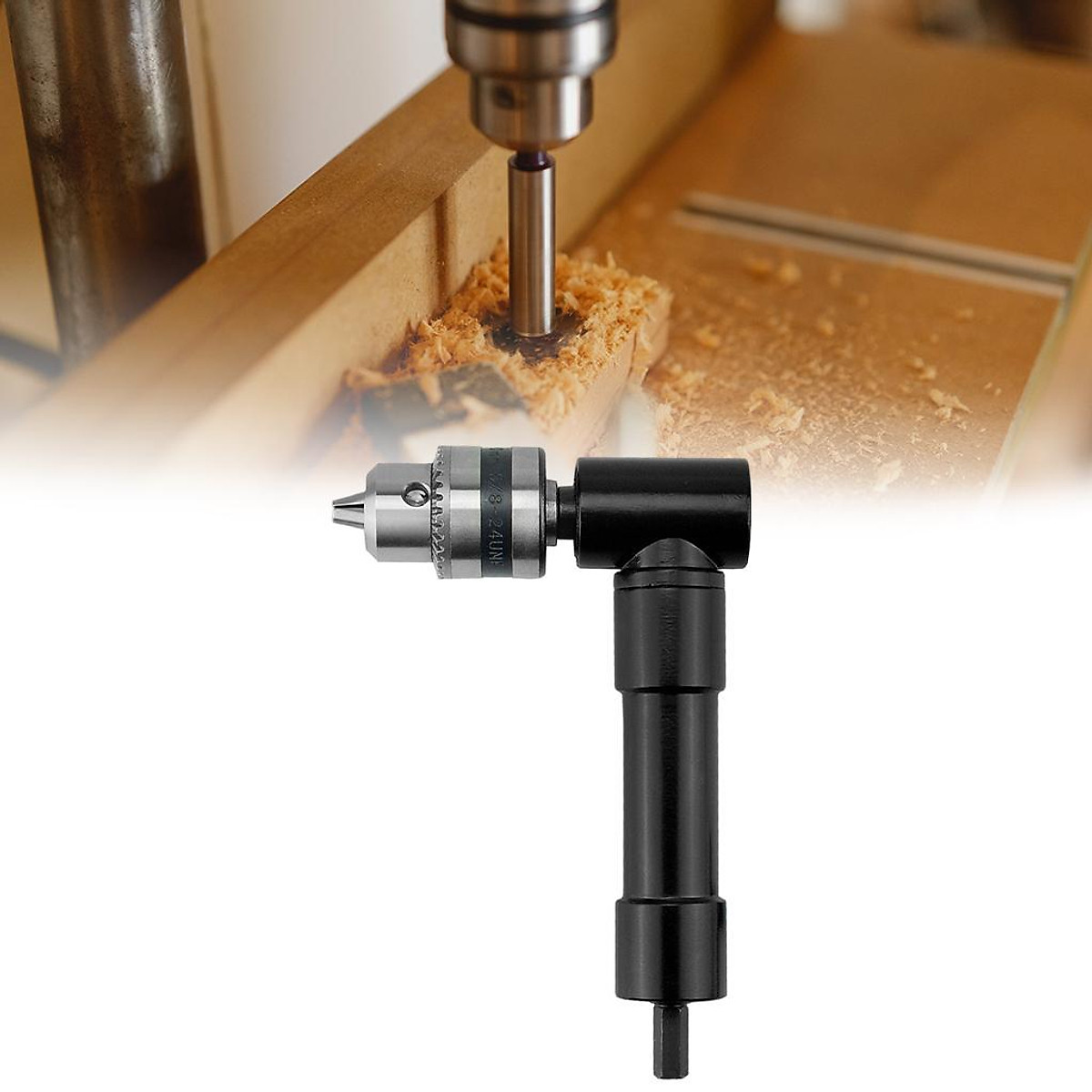 90 Degree Angle Drill Turning Device for Tight Corner Workspace Worker