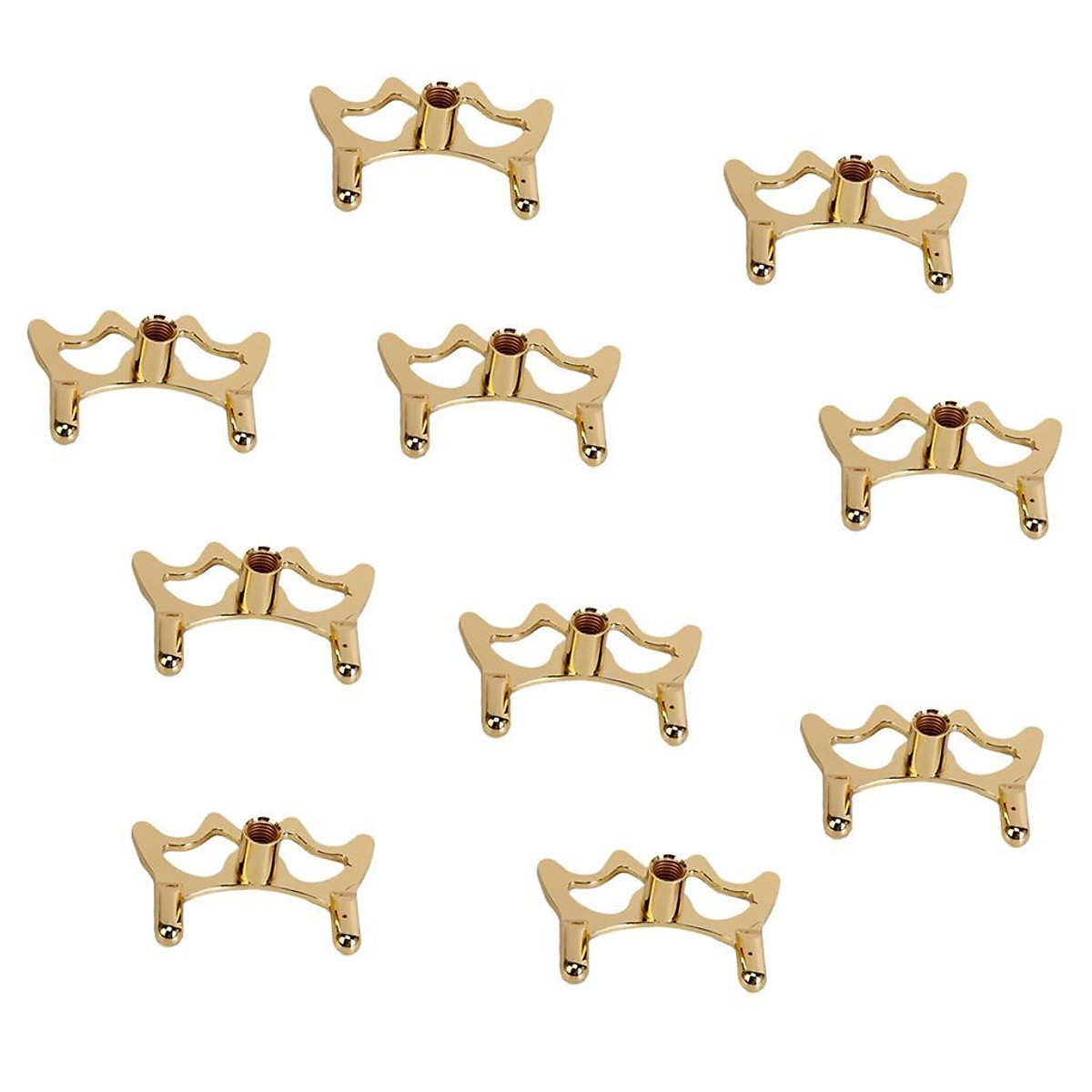 10 Pieces Bridge Rest for Pool Snooker Table Billiard Cue Rest Heads Set