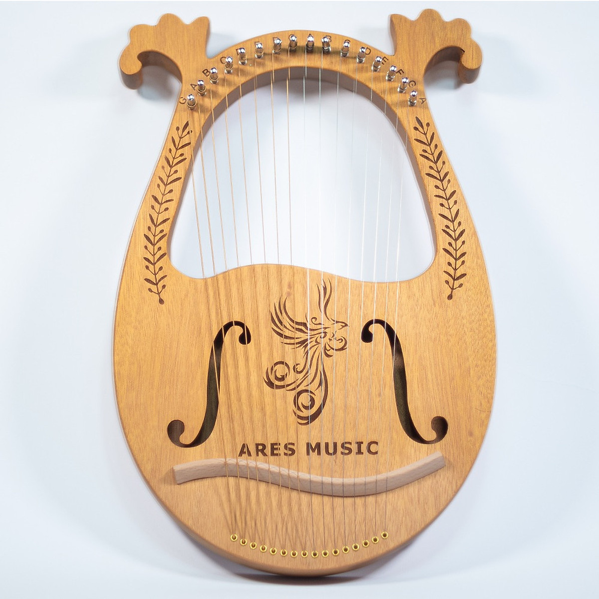 Combo Đàn Lyre Ares LP16M 16 Dây Cao Cấp, Hộp Chống Sốc HL01, Móng gảy ...