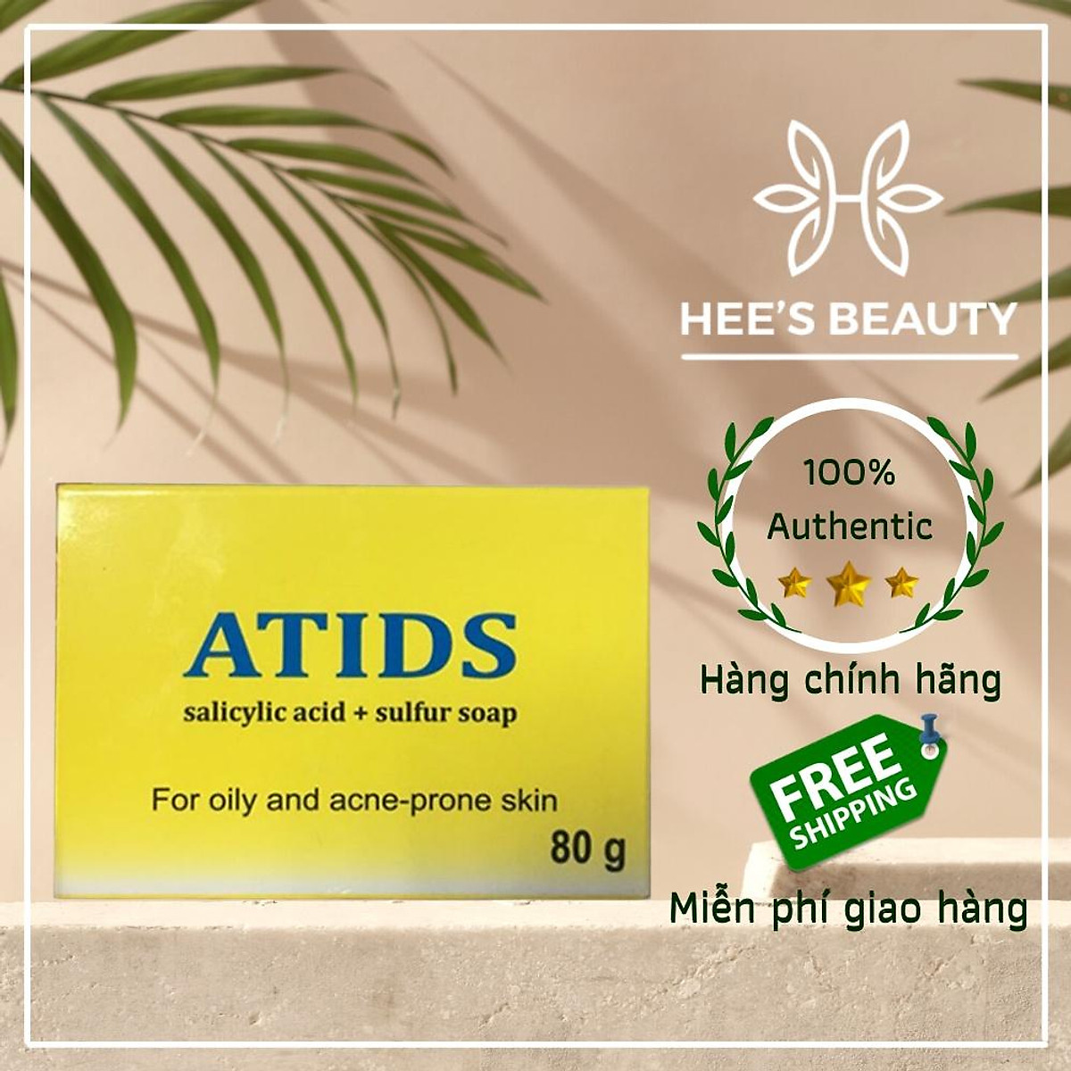Mua Xà Phòng Tắm ATIDS Soap 80g - Giảm Mụn Lưng, Giúp Làm Sạch - Cho Da ...