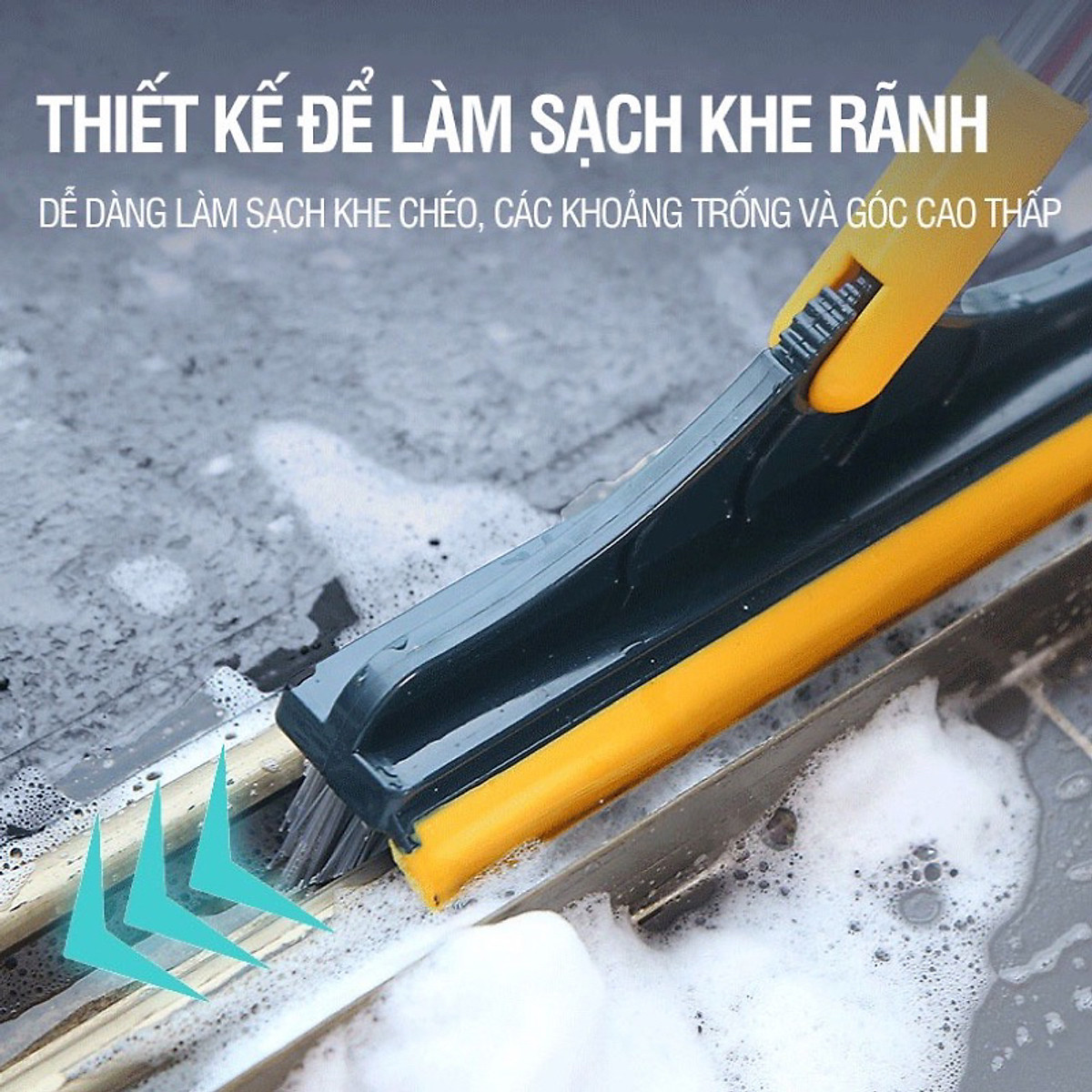 Combo Dọn Nhà 4 Món : Chổi Chà Cọ Nhà Vệ Sinh + Chổi Quét Trần Nhà ...