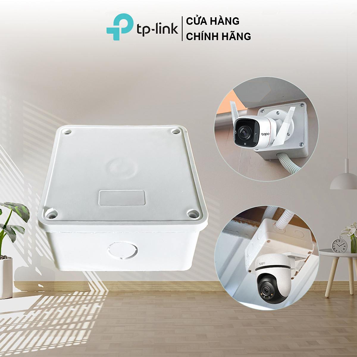 Hộp Kỹ Thuật Camera TAPO Bền bỉ, gắn tường Tránh Va Đập Chất Liệu Nhựa ...