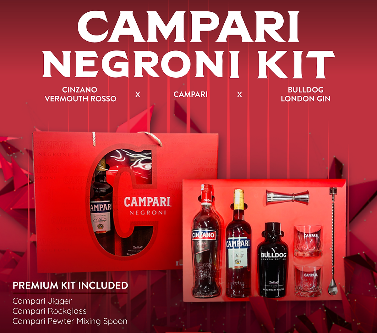 Mua CAMPARI NEGRONI KIT tại ALCHEMY ASIA