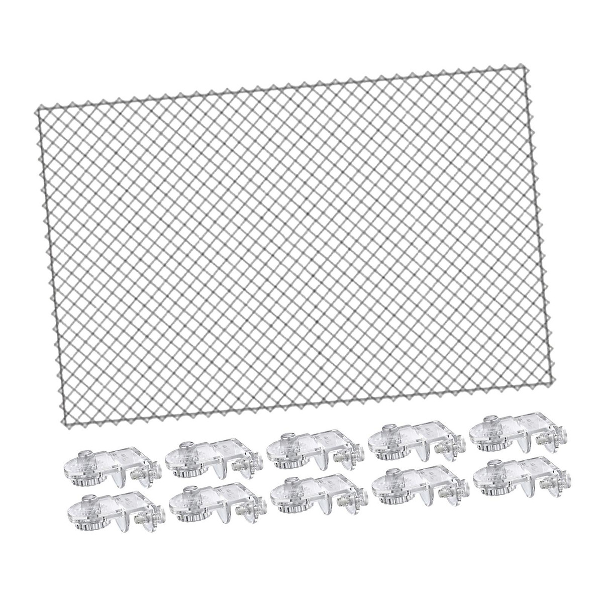 Aquarium Screen Net Jump Guard Portable Replacement DIY Aquarium Screen