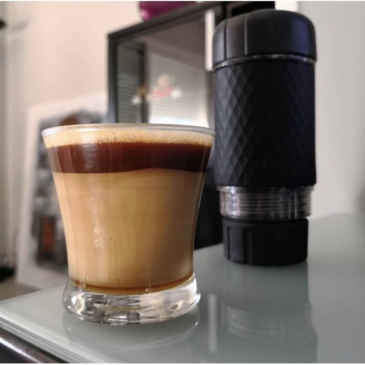 Máy pha cà phê Staresso du lịch đồ cắm trại máy pha cafe cầm tay Basic ...