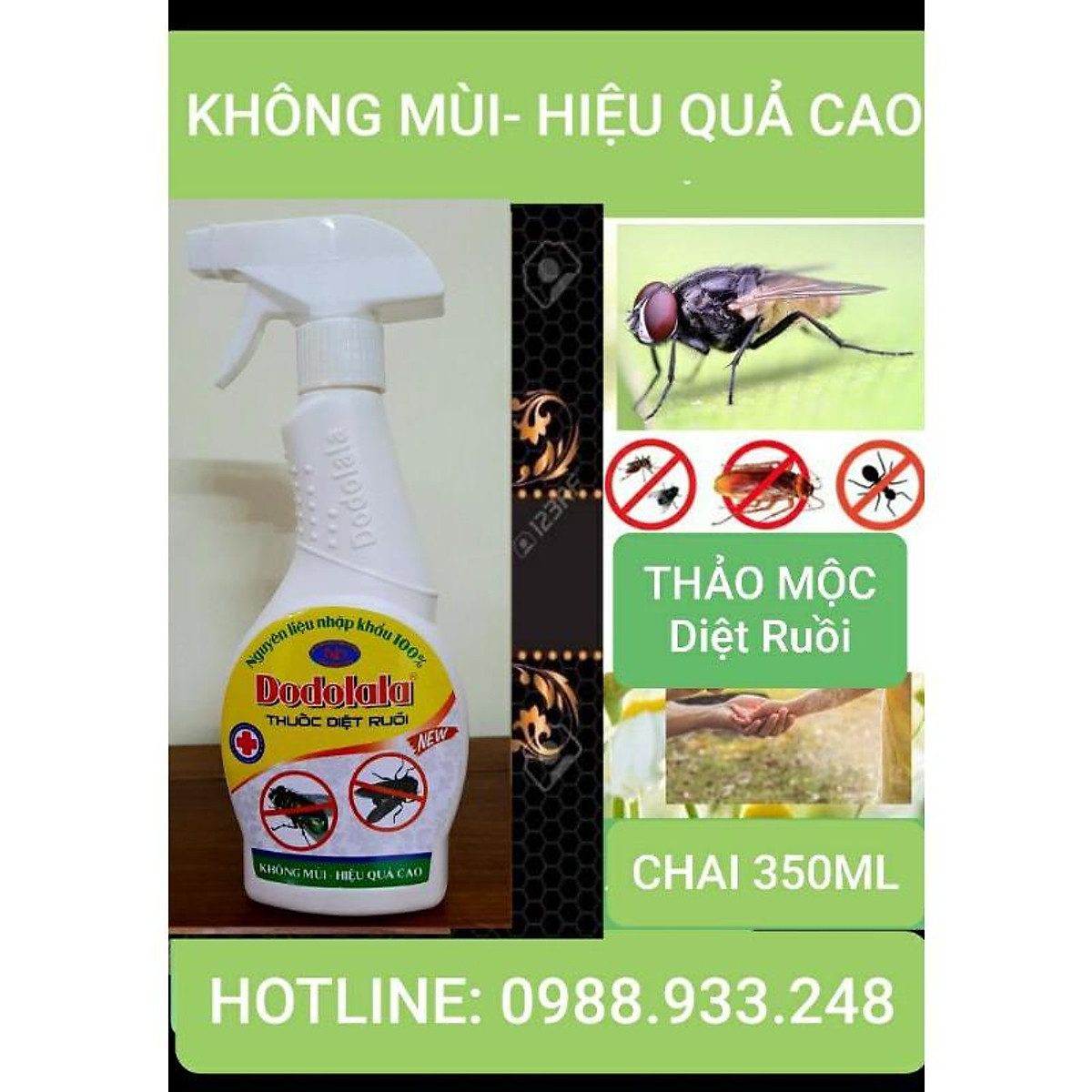 Mua 5 chai Thuốc Xịt Ruồi DODOLALA (new) chính hãng