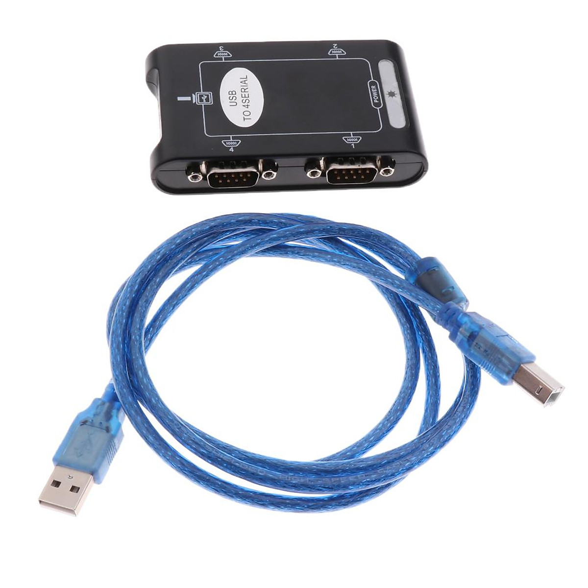 Mua USB to RS232 Serial Port 9Pin DB9 Male Cable 4 Serial Port Adapter ...