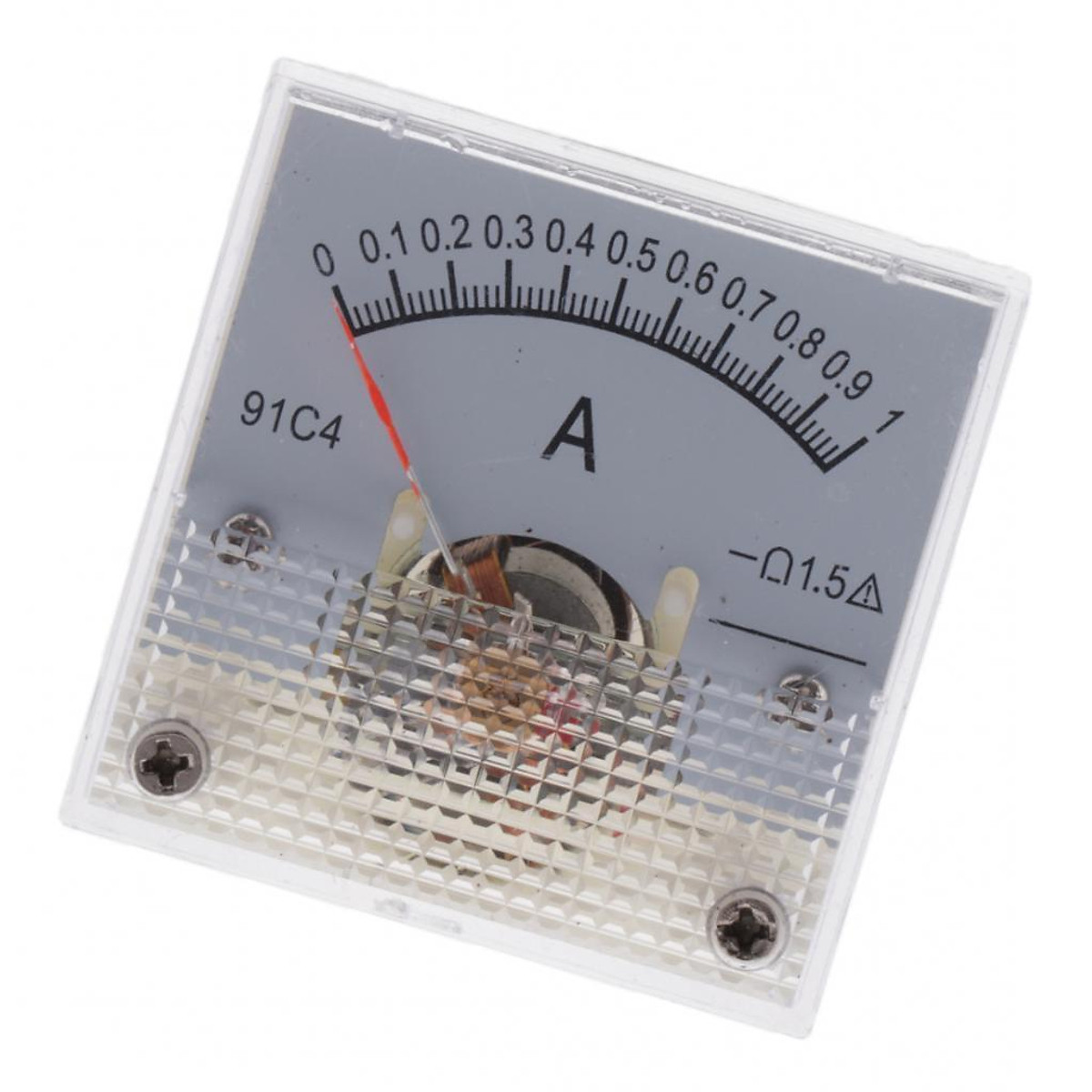 2-Piece DC Analog Panel AMP Meter Ammeter Milliammeter 91C4 0-2A/0-10A