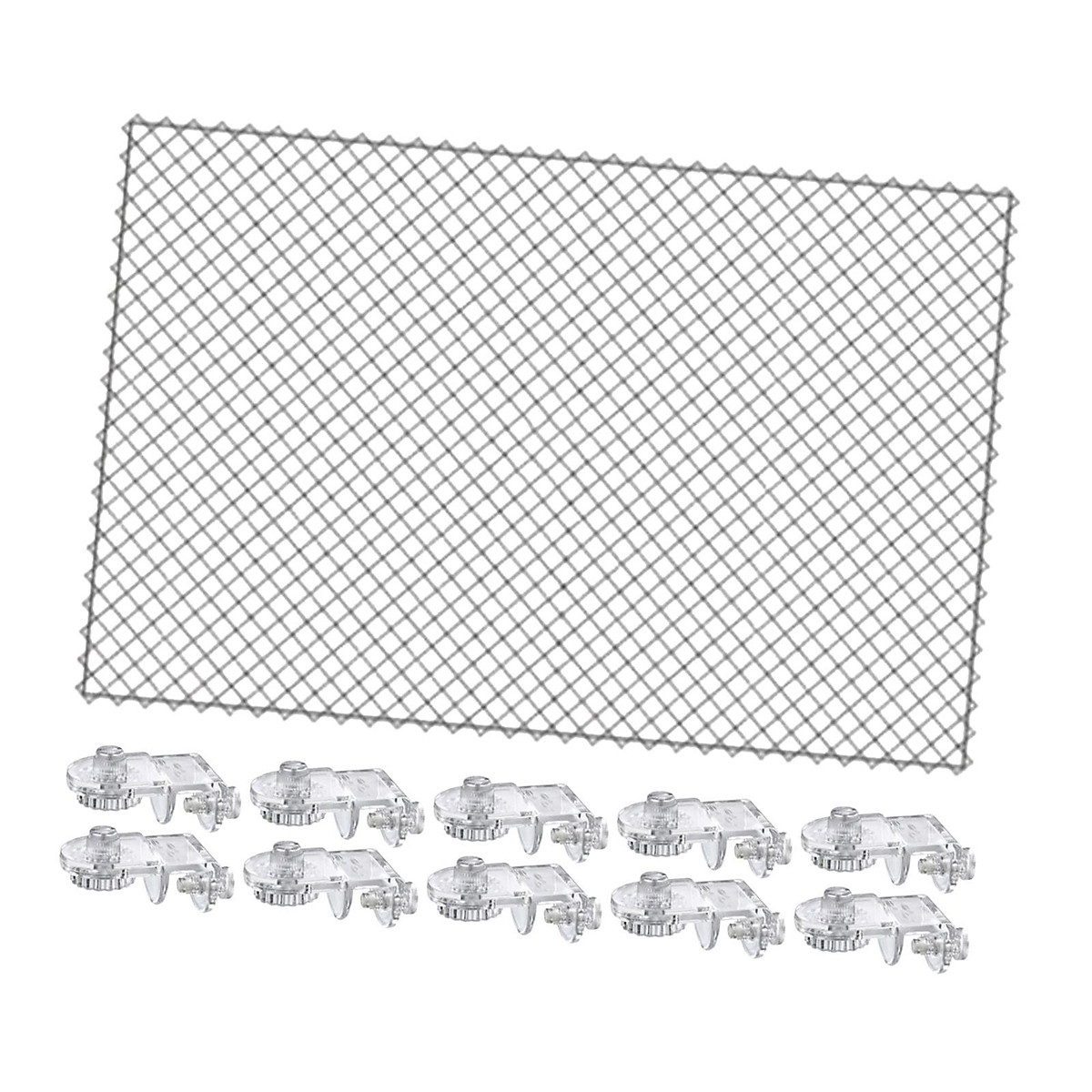 Aquarium Screen Net Jump Guard Portable Replacement DIY Aquarium Screen