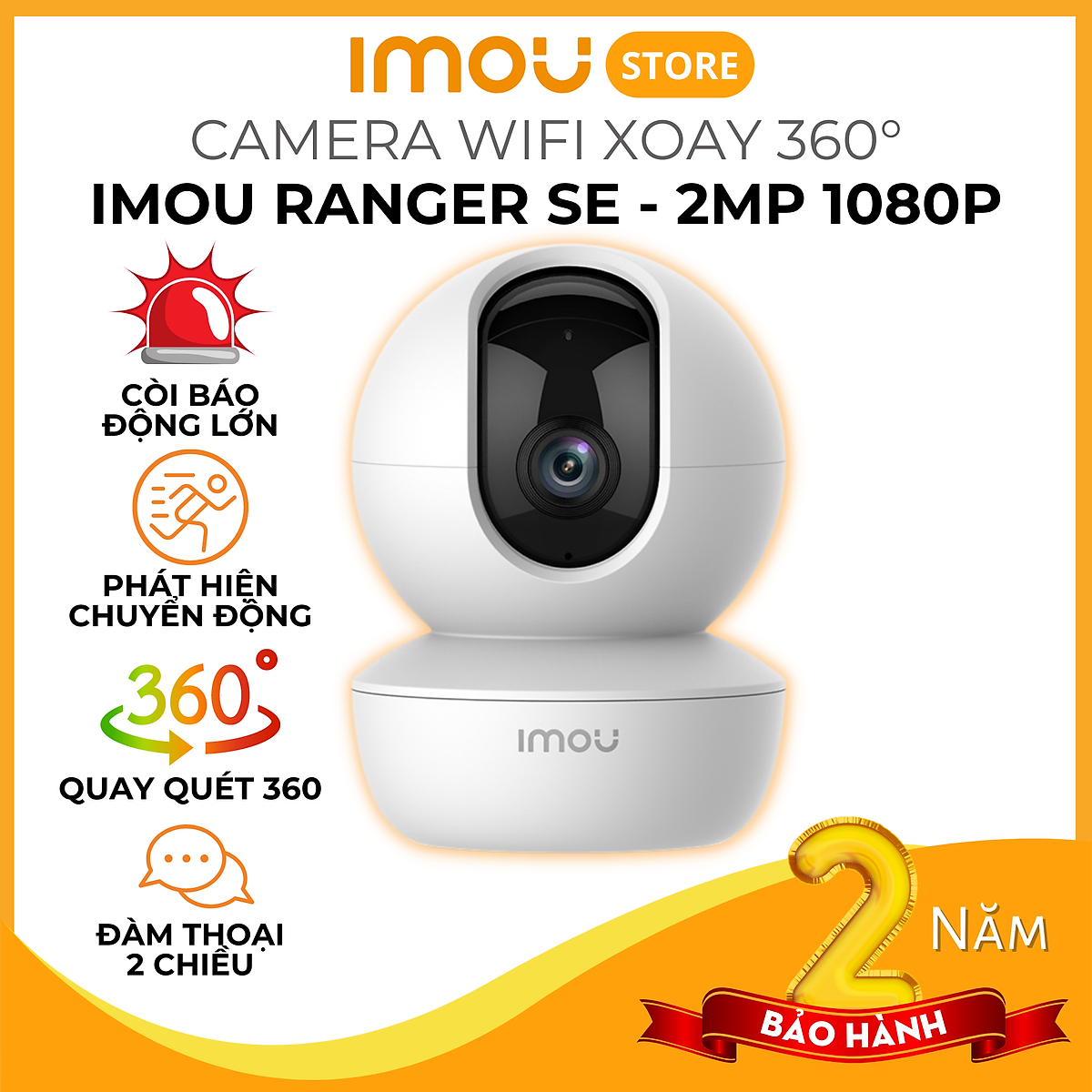 Mua Camera IMOU Ranger SE phiên bản 2MP A23 xoay 360 kết nối wifi ...