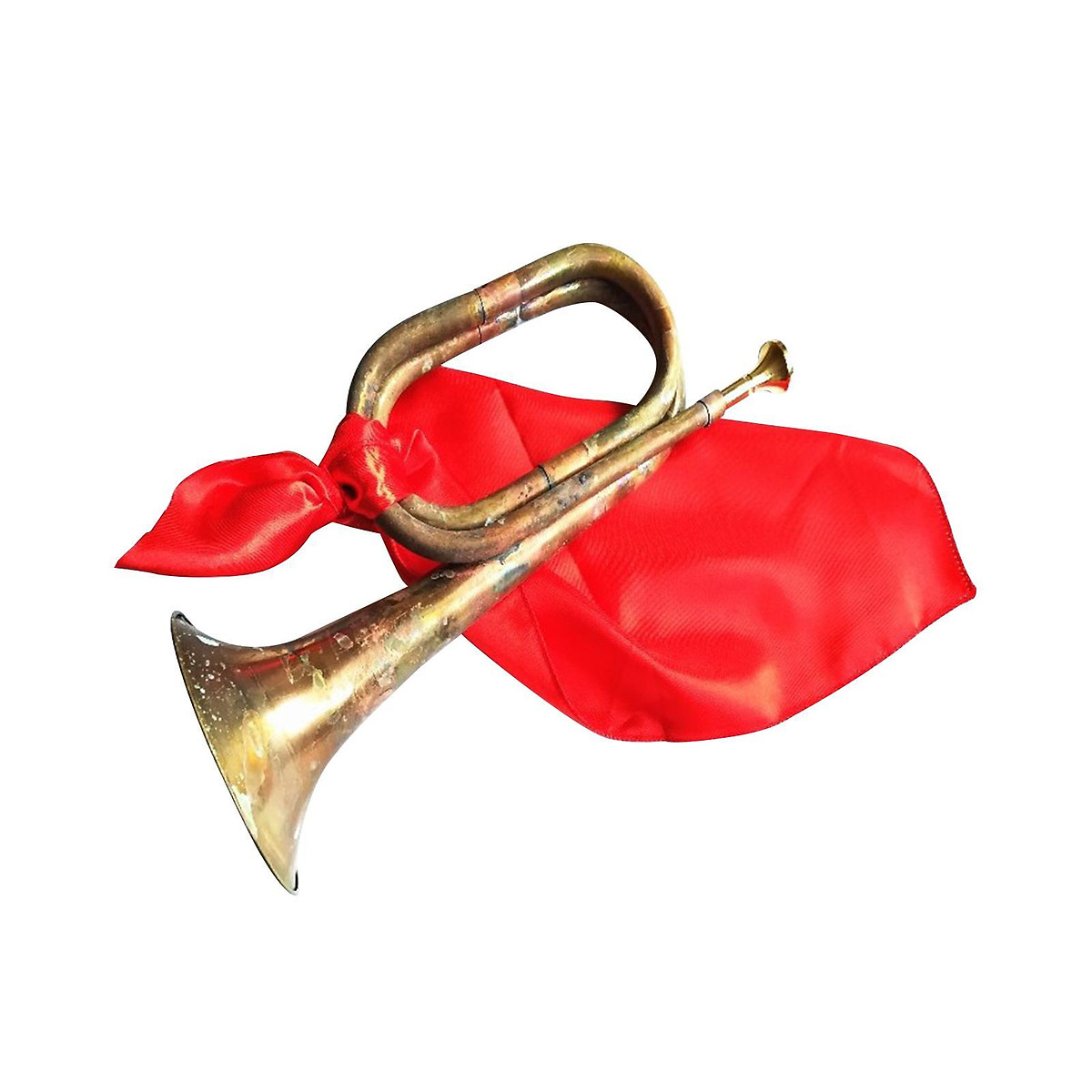 Solid Copper and Brass Bugle Blowing Bugle Signal Musical Instrument ...