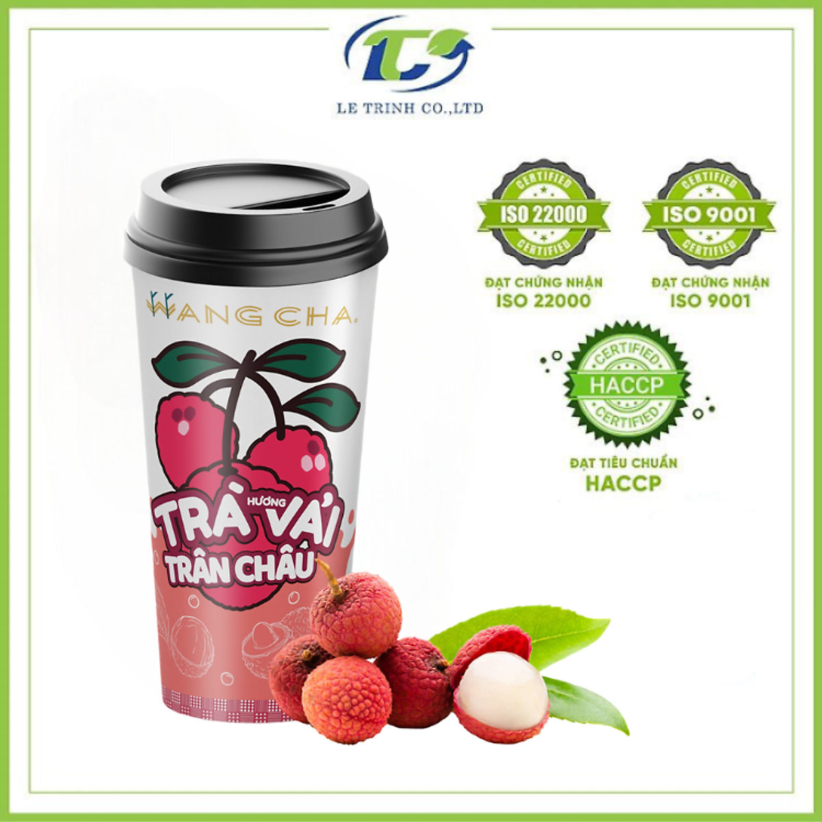 Ly Trà Trái Cây Wangcha Tiện Lợi Vị Vải - Trà Đào Thơm Ngon Có Trân ...