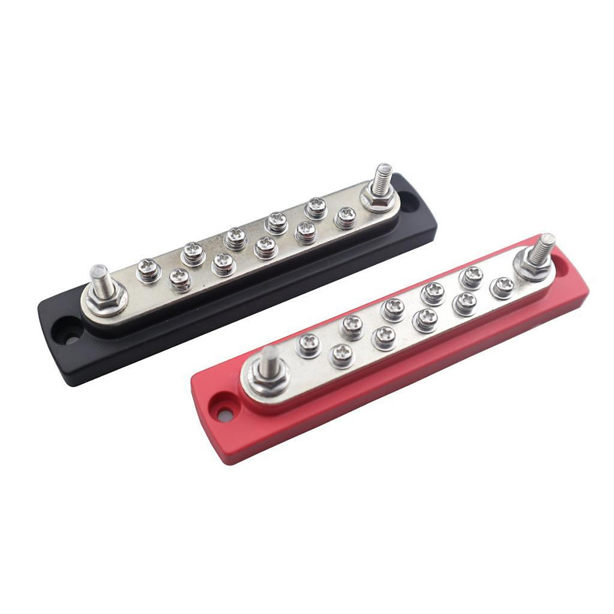 10 Terminal Bus Bar Power Distribution Terminal Block Sturdy with Dust ...