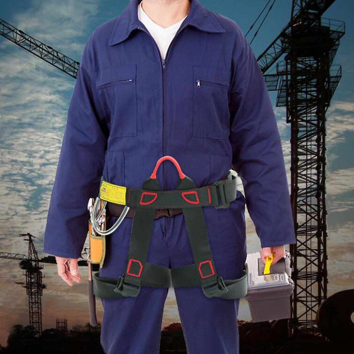Climbing Harness Fall Protection Protect Waist Half Body Belt - Phụ ...