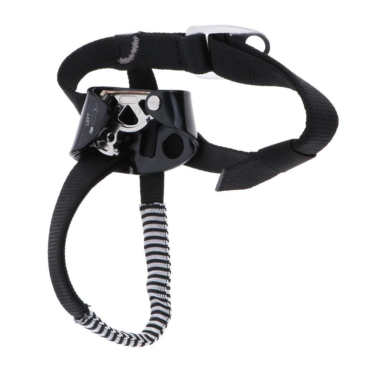 Outdoor Foot Ascender Riser Rock Climbing Mountaineeriing Gear Left Black