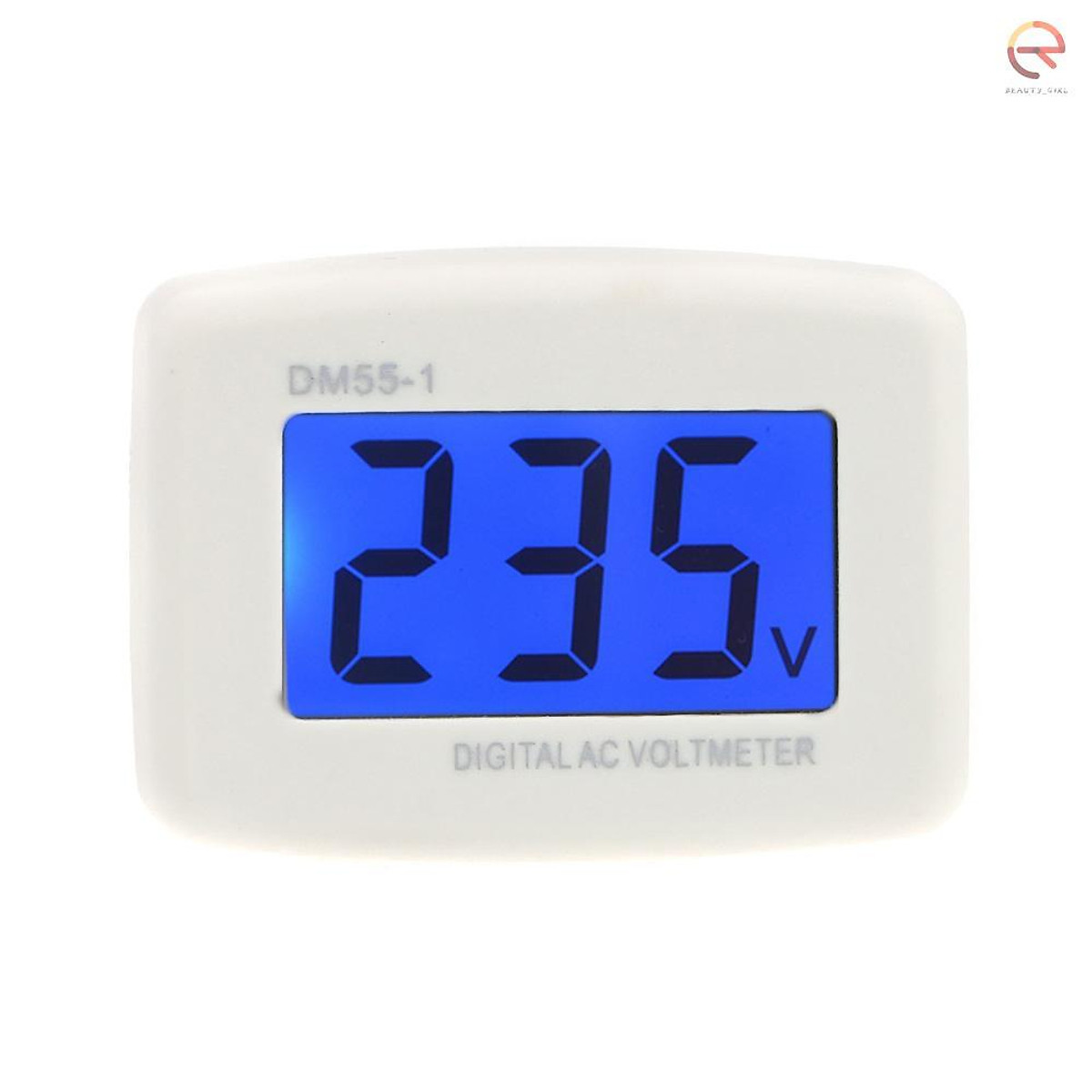 Mua Vôn Kế Điện Tử Dm55-1 Ac 80-300v Màn Hình Lcd