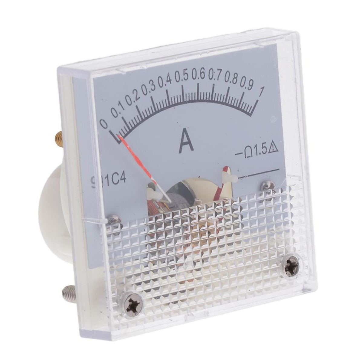 2-Piece DC Analog Panel AMP Meter Ammeter Milliammeter 91C4 0-2A/0-10A